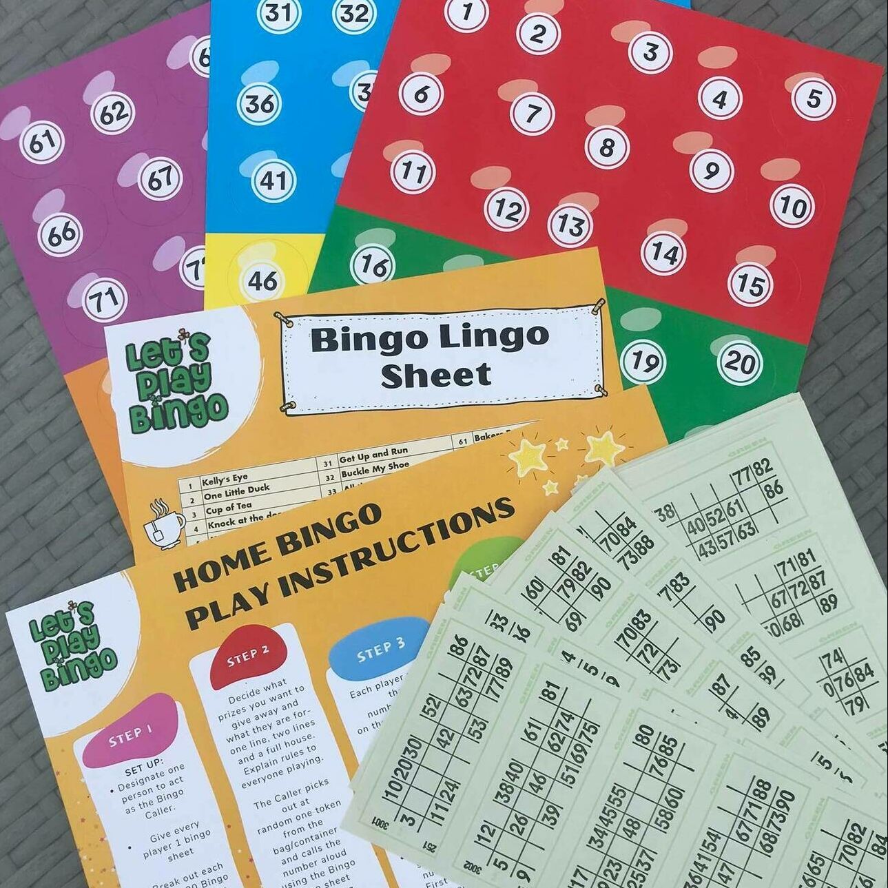 Buy Bingo Sheets Online | Home Bingo Kits | Let’s Play Bingo | Ireland