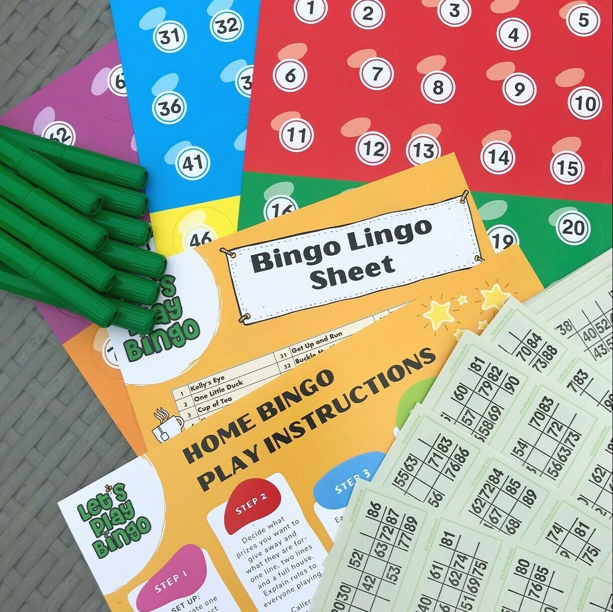 Buy Bingo Sheets Online | Home Bingo Kits | Let’s Play Bingo | Ireland